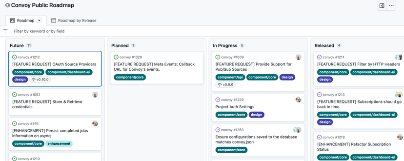 Making Convoy Webhooks Gateway Roadmap Public | The Webhooks Blog | Convoy Blog