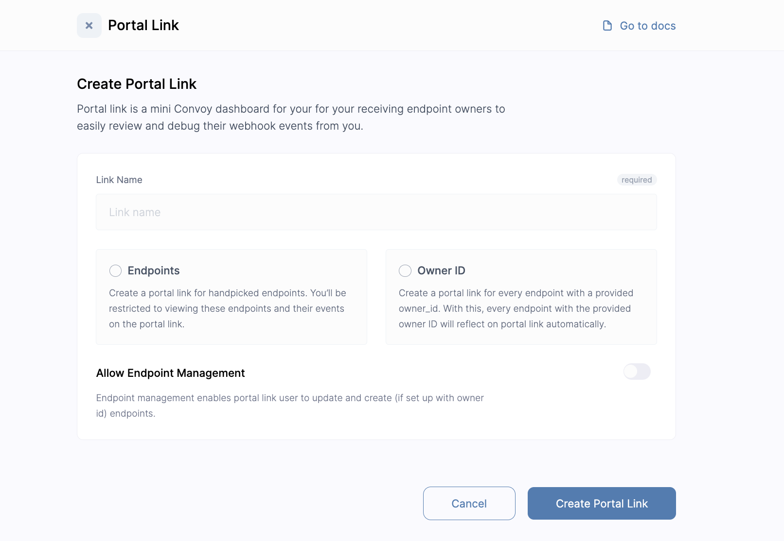 Access Control & Advanced Portal Links | The Webhooks Blog