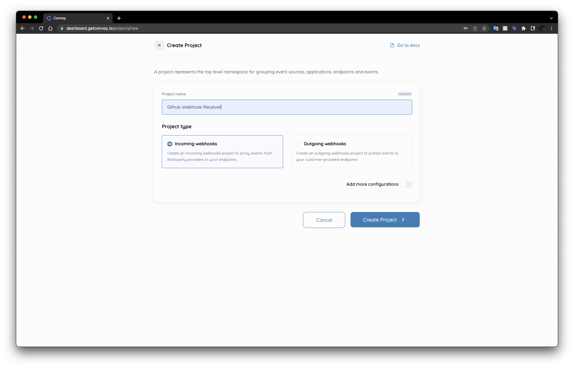 Receiving Webhooks from GitHub with Convoy | The Webhooks Blog